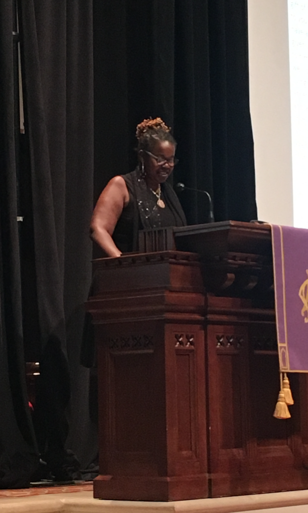 "You have to go through it": Aisha Brooks-Lytle preaches about racism ...