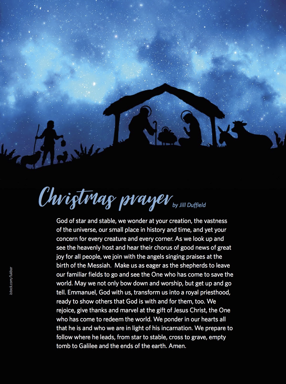 Christmas prayer - The Presbyterian Outlook