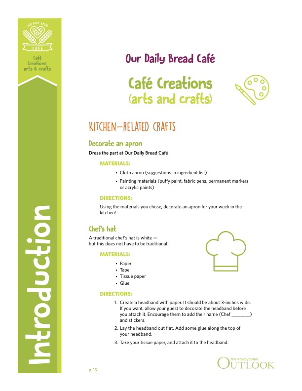 Our Daily Bread Café: Staycation Bible School 2021 - The Presbyterian ...