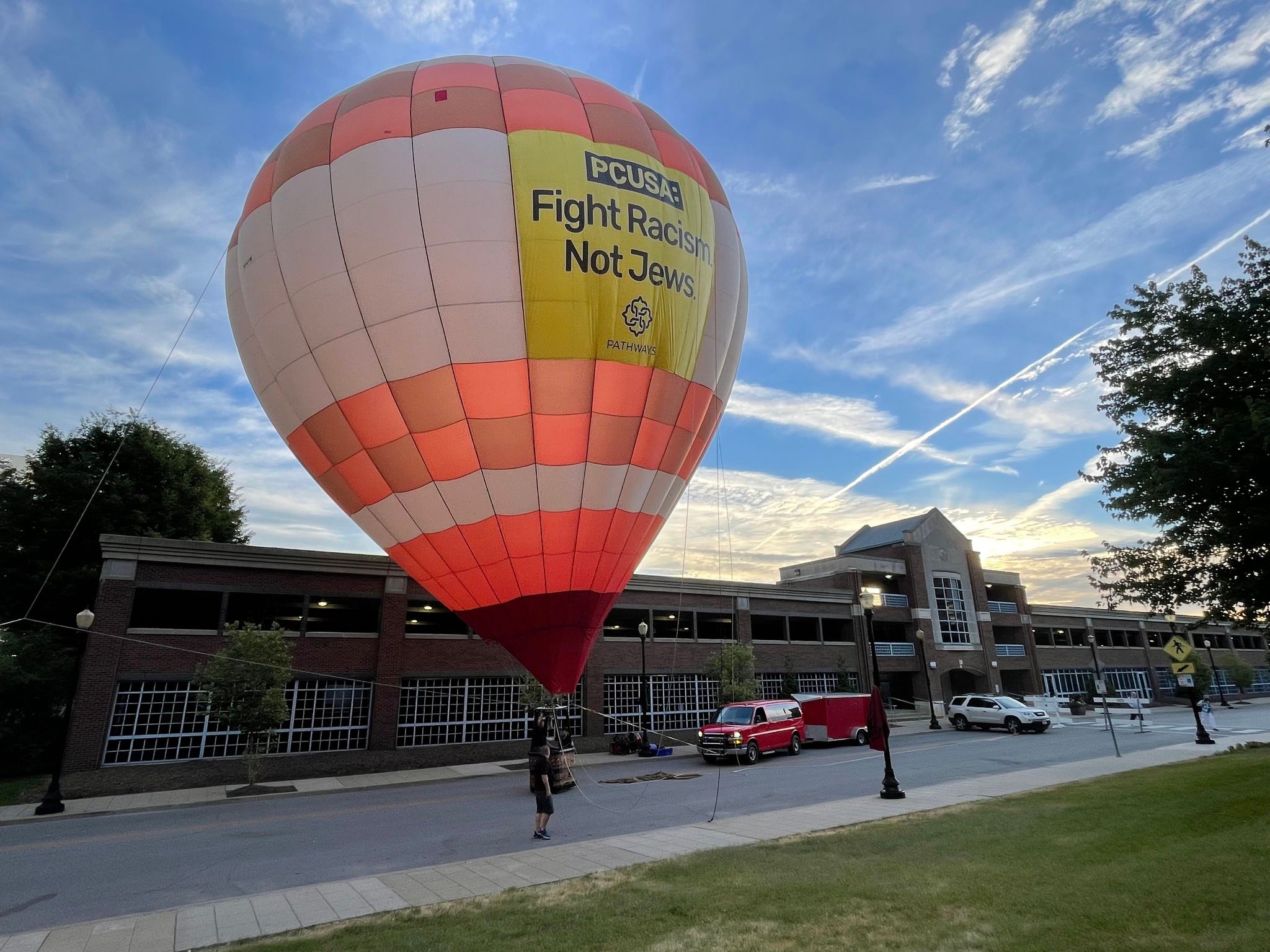Pathways, a coalition of mainline Protestant church members, protests ...